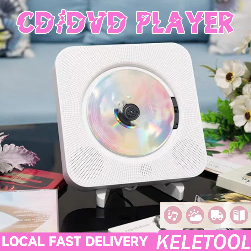 Portable CD Players for Home Desk and Wall Mount Radio CD Player HiFi ...