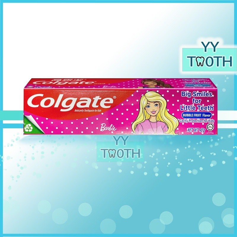 D14H Girl kid toothpaste 40g barbie toothpastes girls (exp 10/26) ubat gigi Barbie girl | Shopee ...