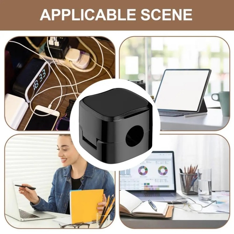 2/6PCS New Magnetic Phone Cable Clips Cable Smooth Adjustable Cord ...