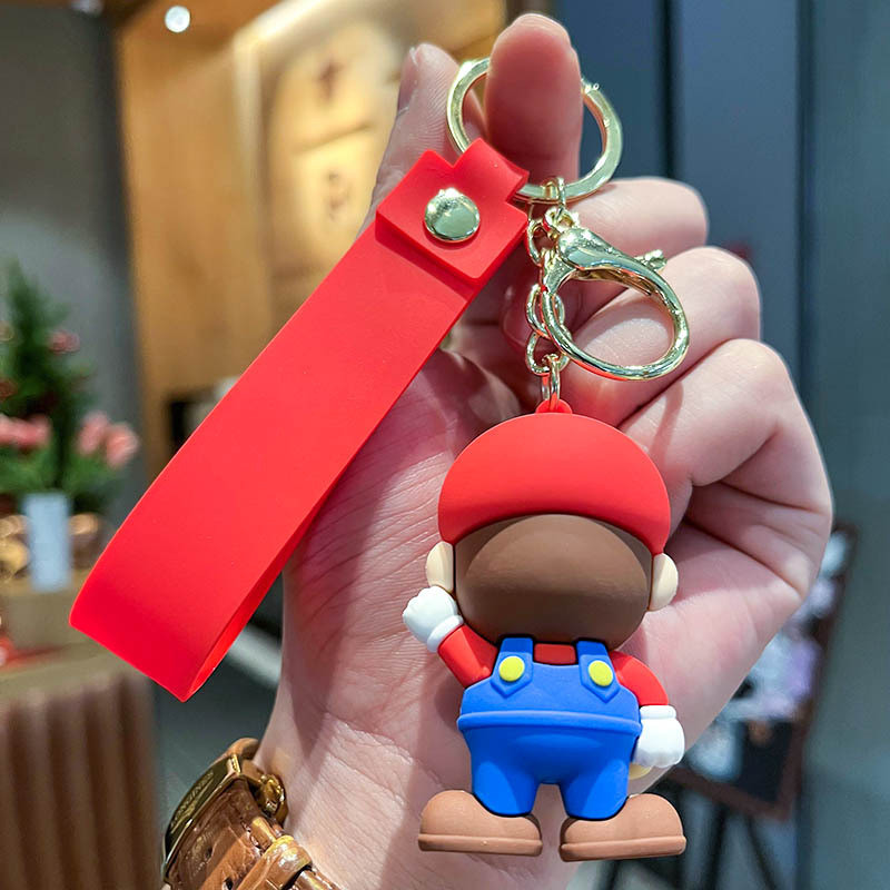 Cartoon Super Mario Keychain Car Pendant | Shopee Singapore