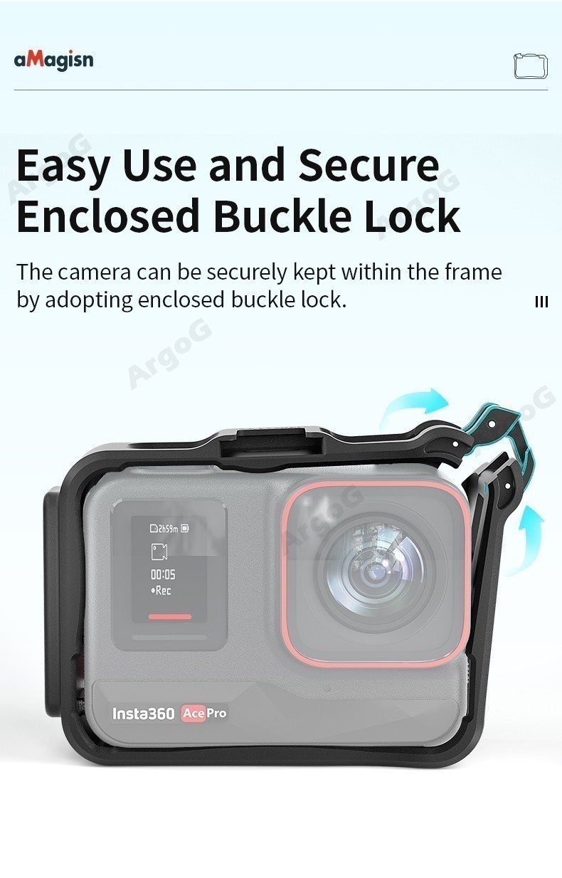 aMagisn Protective Frame Cage for Insta360 Ace Pro 2 / Ace Pro / Ace ...