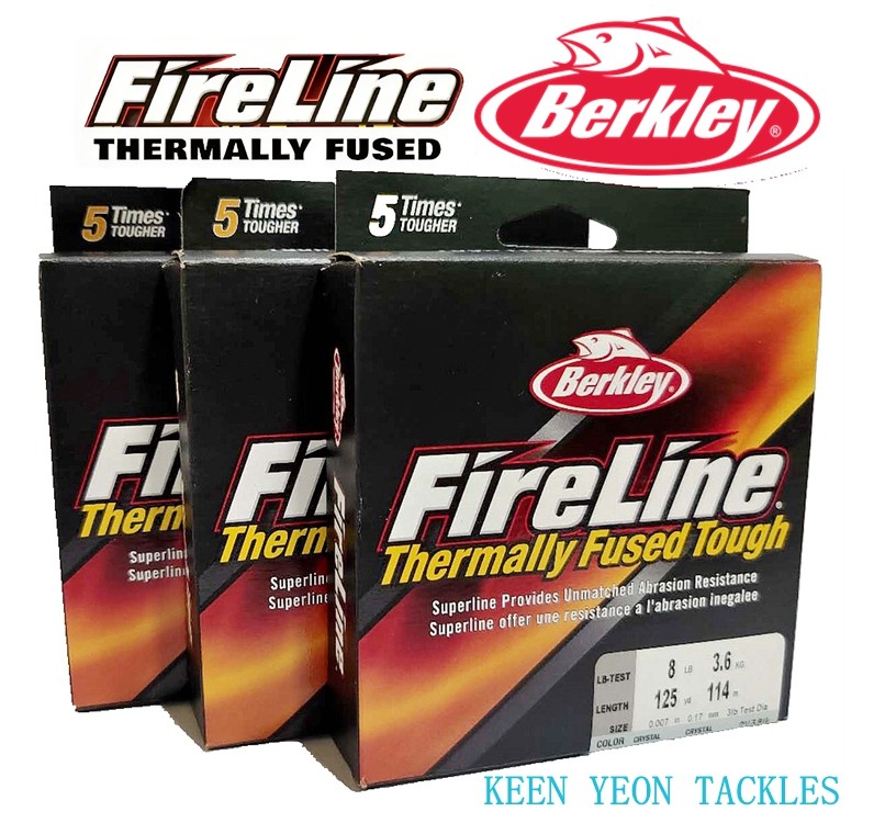 BERKLEY FIRELINE THERMALLY FUSED TOUGH / TRACED BRAIDED LINE | Shopee ...
