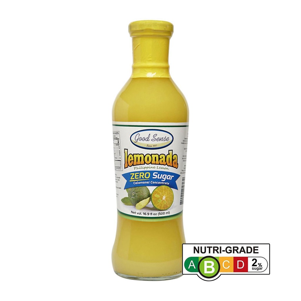 Good Sense Lemonada Zero Sugar Calamansi Concentrate 500ml | Shopee ...