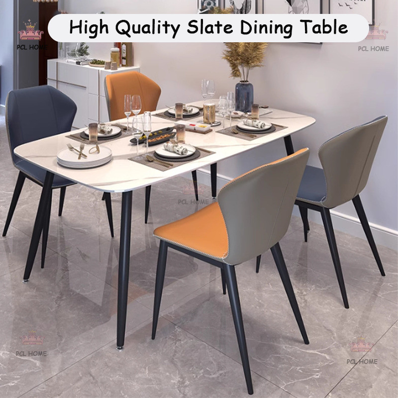 PCL Light Gloss Table And Set Dining Chair | Shopee Singapore