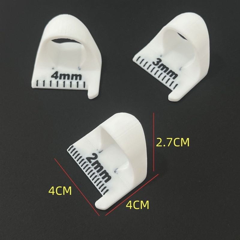 2/3/4mm Sewing Templates Ruler 3D Printable Portable Finger Ruler DIY ...