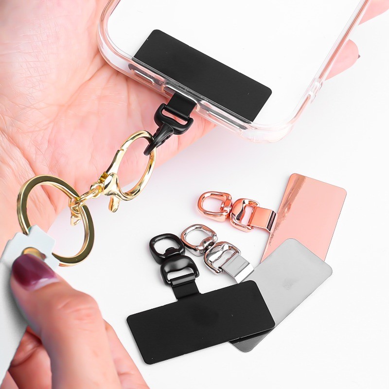 Stainless Steel Phone Tether Tab - Ultra-thin Metal Patch Clip - 360 ...