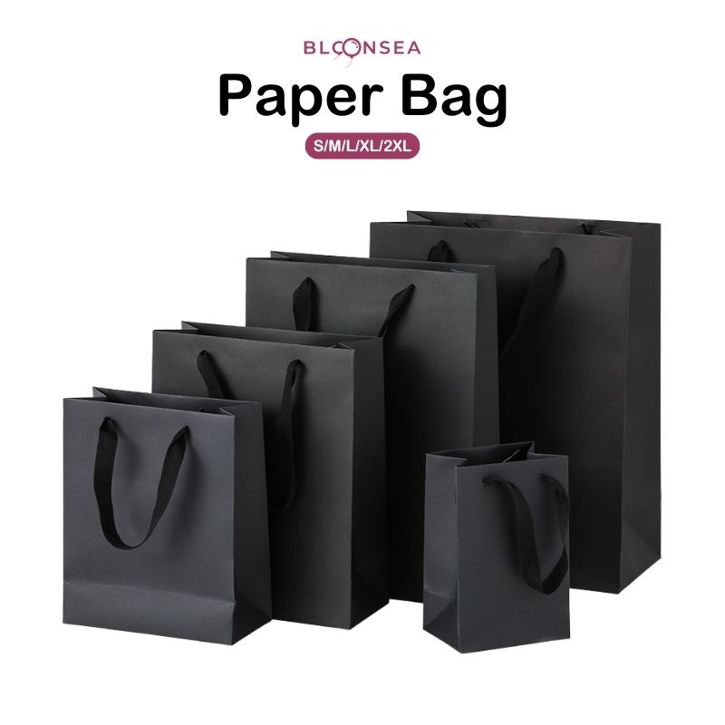 Paper Bag Plain Retail Shopping Recycle Wedding Birthday Goodies ...