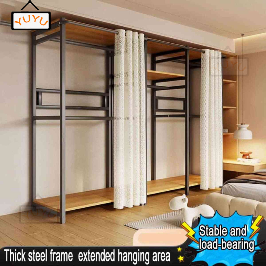 Wardrobe/coat Rack/wardrobe/clothes Rack Corner Open Assembly Metal ...