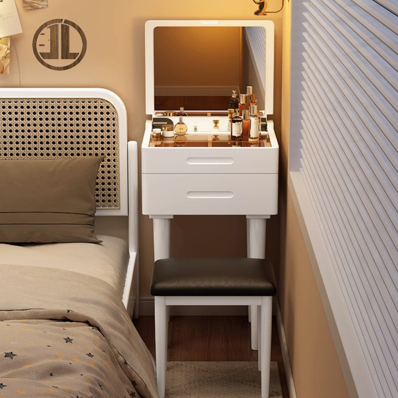 SP Dressing Table Solid Wood Mini Dressing Small Bedroom Modern And ...