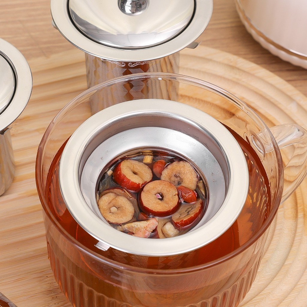 1Pc Tea Strainer Loose Tea Leaf Filter Stainless Steel Fine Mesh ...