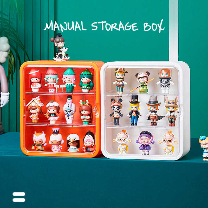 Dustproof Transparent Bd Box With Light Hand Storage Toy Rack Bubble ...