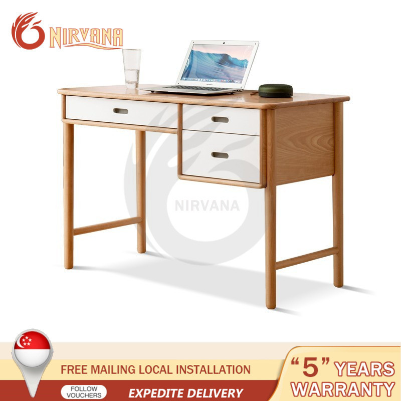Table Book Desk NIR Table Writing 2021 Wood Language Study Solid Desk ...