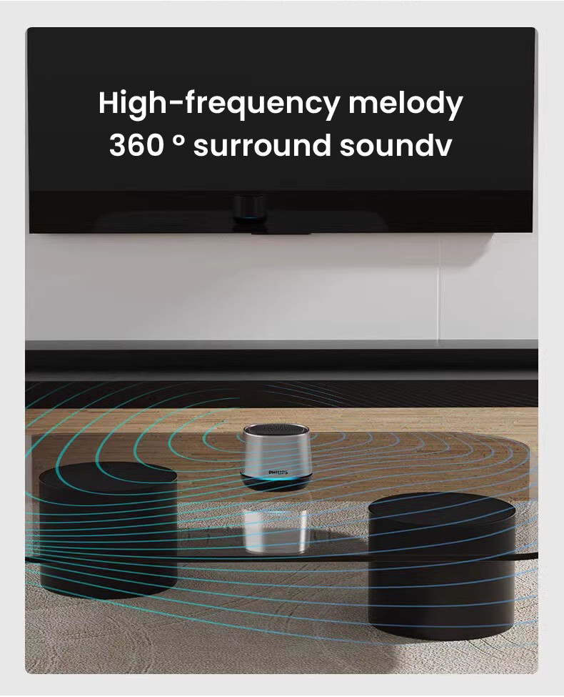 Philips TAS1009 Bluetooth Speaker Dual Audio Pairing | Shopee Singapore