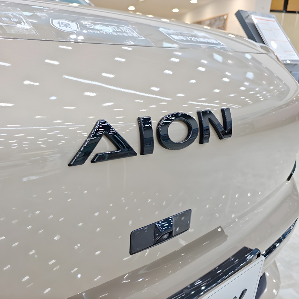 2025 Gac AION V EV Black car logo modifier AION alphabet Front logo and ...