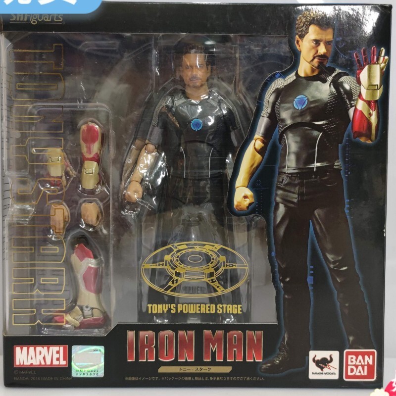Anime Anime Doll Bandai Original Model Set Shf Iron Man Tony Stark ...