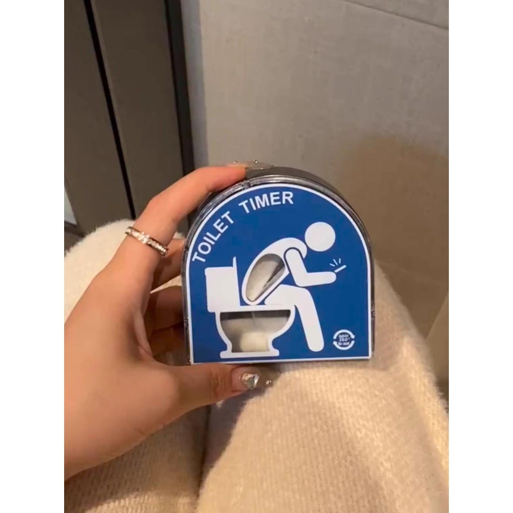 Five-minute toilet shape timer/// [For My Husband Who Lives In The ...