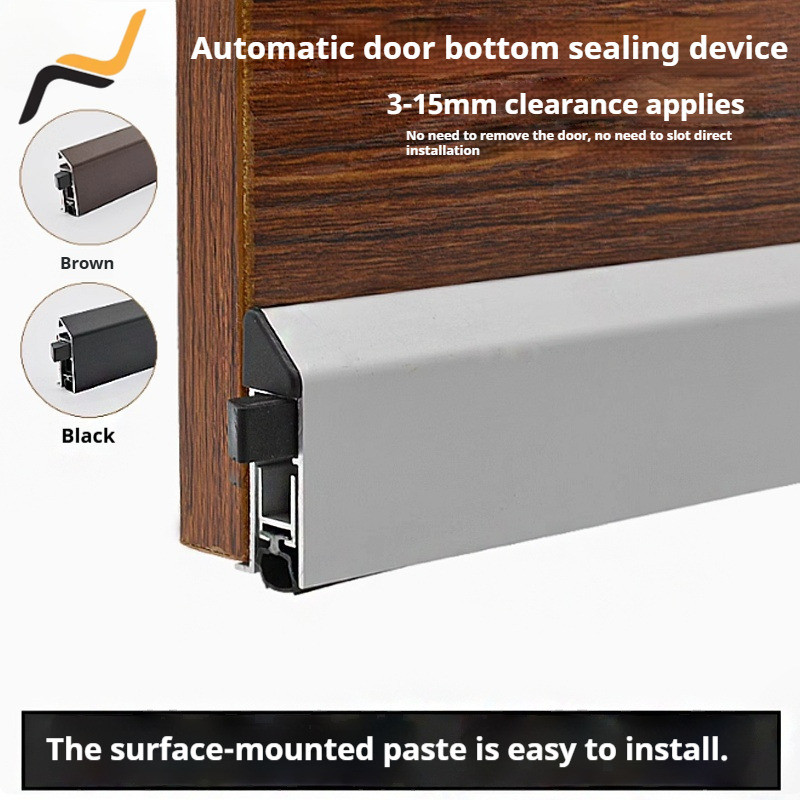 GT Door Sealing Strip No punching door bottom automatic lifting seal ...