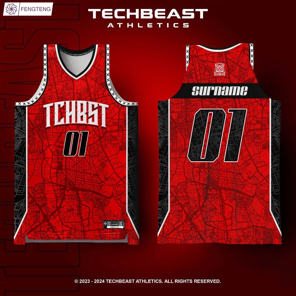 Techbeast Capital Basketball Jersey Full Sublimation ( FREE CUSTOM NAME + NUMBER ) | Shopee ...
