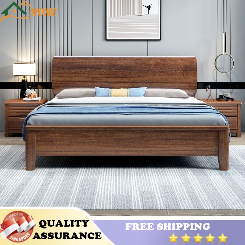 X Bed Simple And Modern 1.5m Double Bed For Home Economy Single Bed lx ...