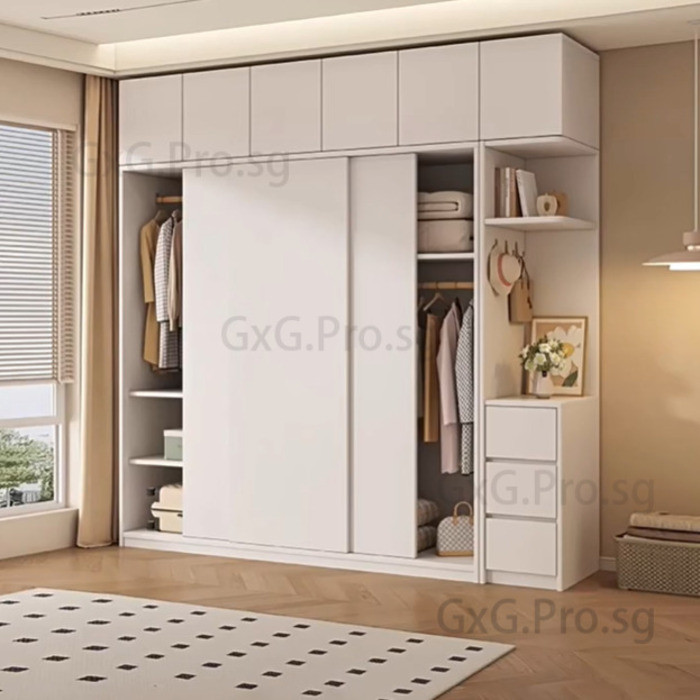 Wardrobe Solid Wood ENF Grade Special Promotion Wardrobe Home Bedroom ...