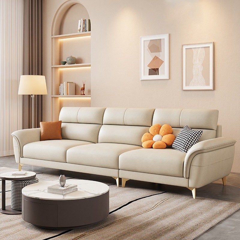 Simple Modern Sofa Technology Fabric Sofa Chair Living Room Recliner ...