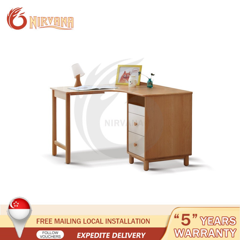 Writing NIR Language Desk Book Table 2021 Wood Study Table Solid Desk ...