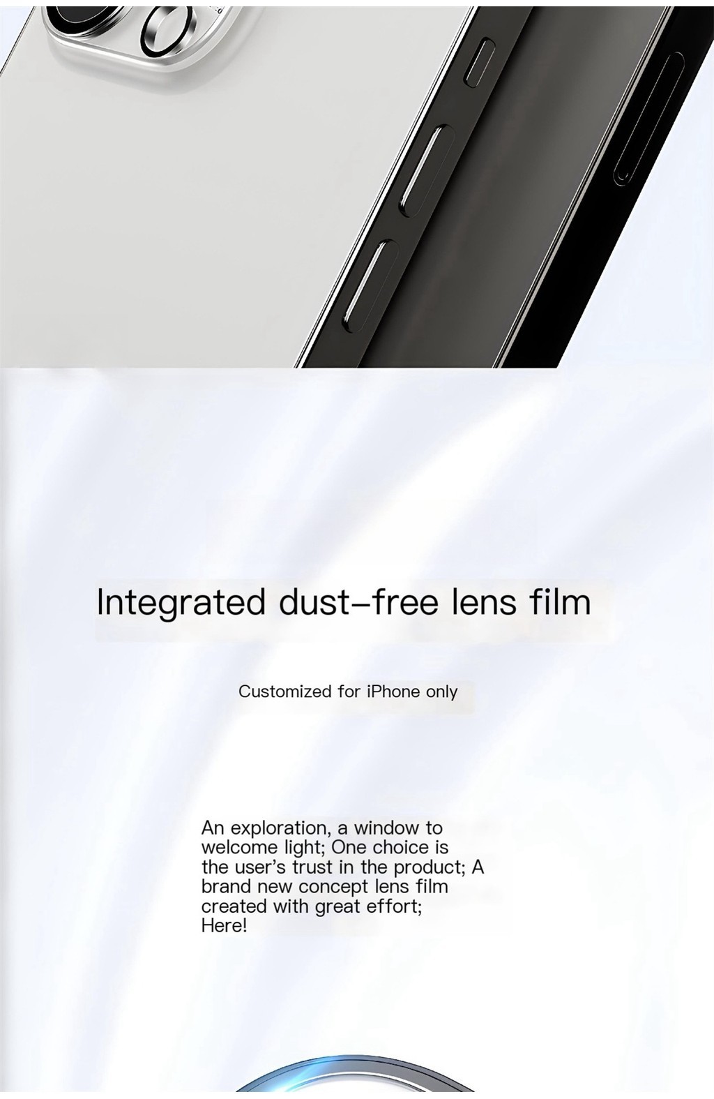 2 Pcs Camera Lens Protector for IPhone 16 15 13 14 Pro Max Plus Mini Screen Protector Cover for ...