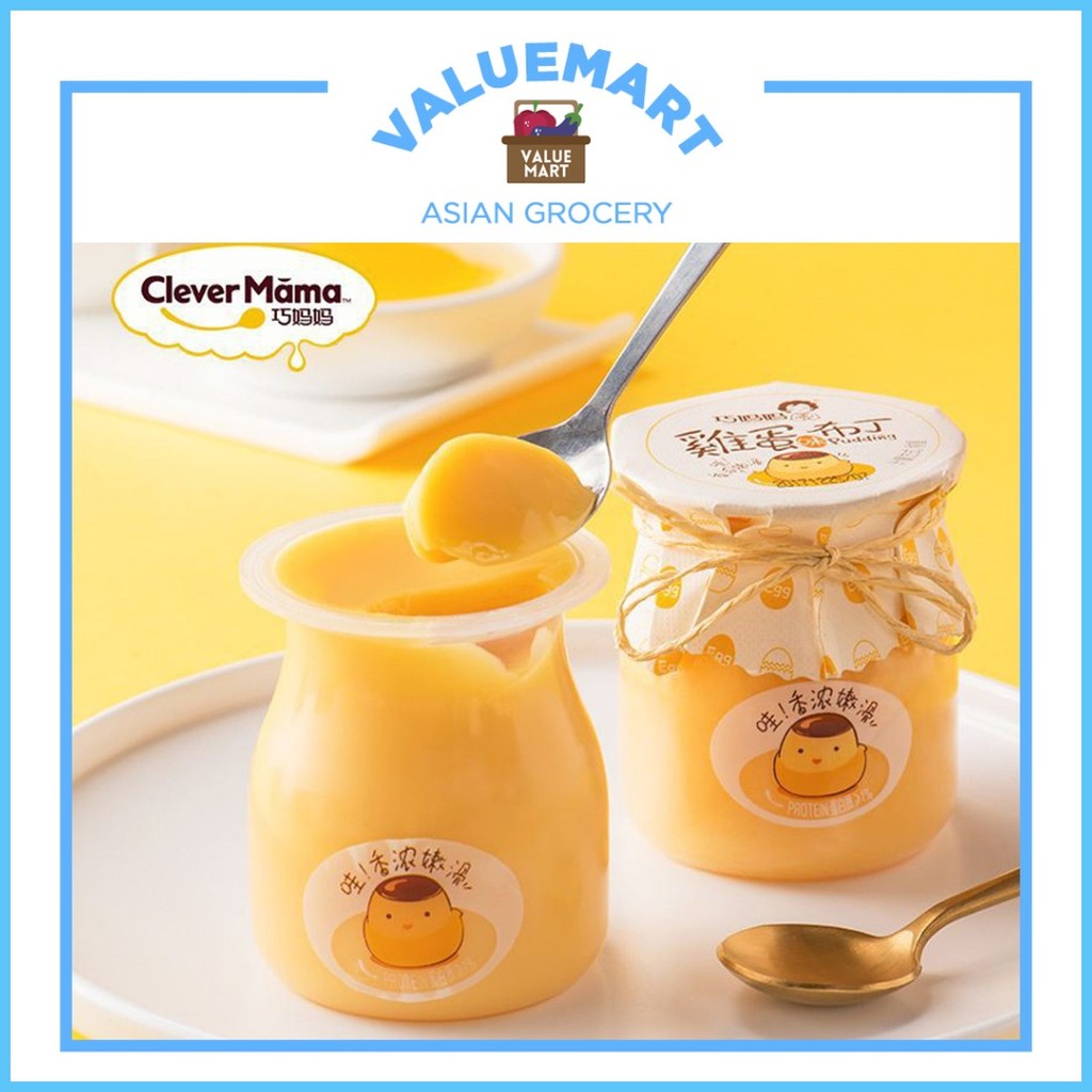 Clever Mama Milky Pudding Snack (Egg Pudding, Yogurt, Milk, Peach ...