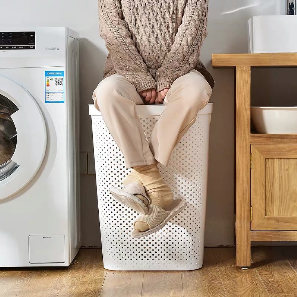 🇸🇬Lucky Home🔥Laundry Basket/Plastic Laundry Basket/Dirty Clothes Basket ...