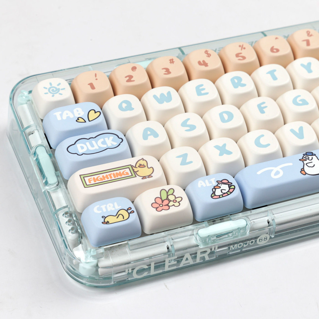Bored Duck Keycaps MOA Profile DYE-SUB Funny Little Duck for All MX ...
