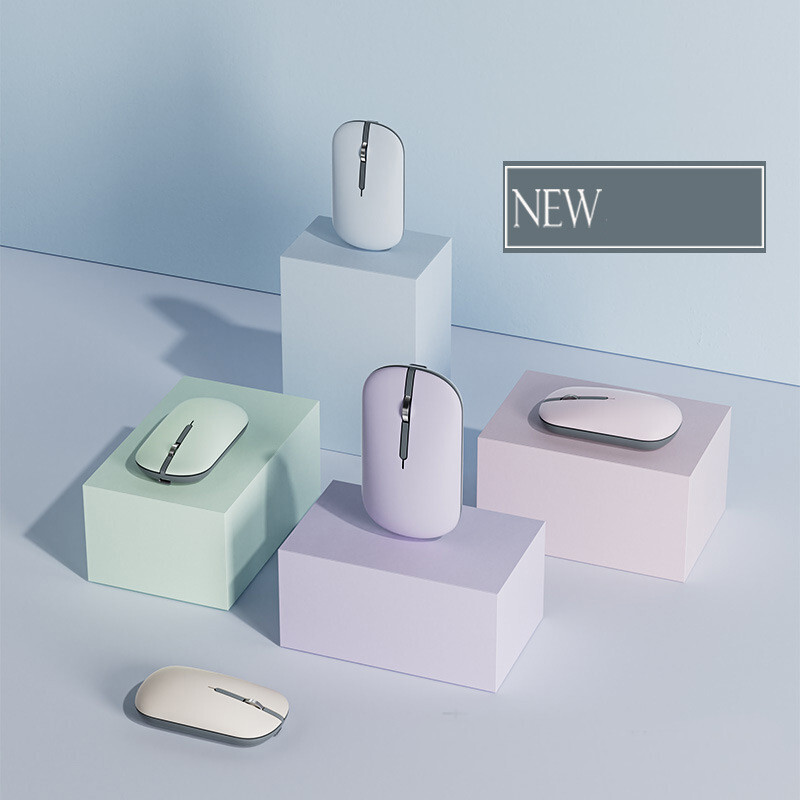 Magnetic Charging Wireless Mouse Silent Bluetooth + USB Mode Wireless ...