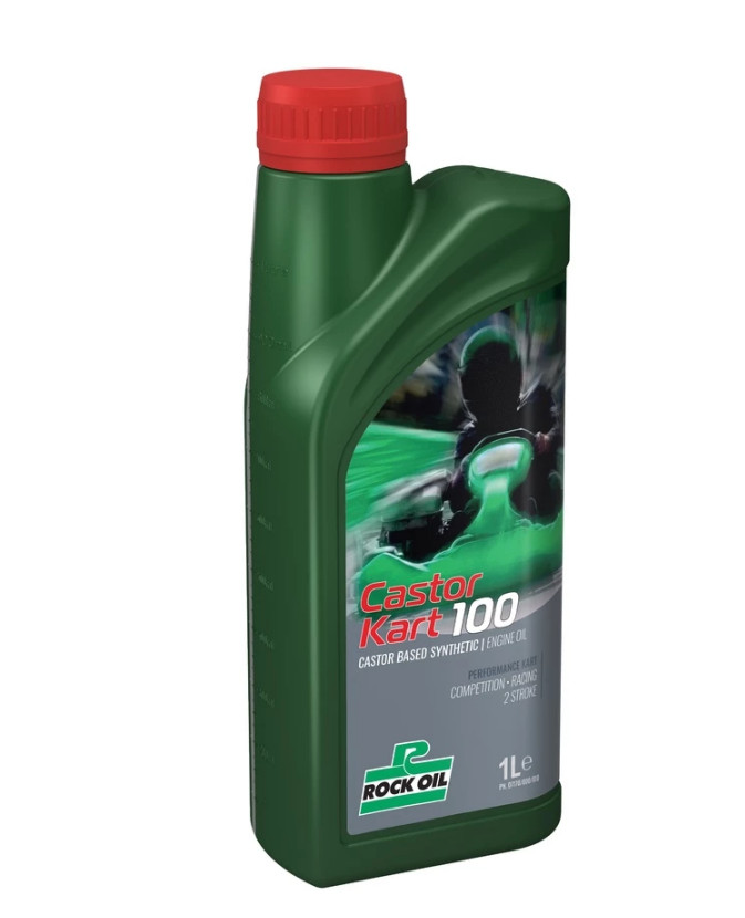 ROCK OIL CASTOR KART 100 CASTOR BASED SYNTHETIC RACING 2T 2 STROKE (1L ...