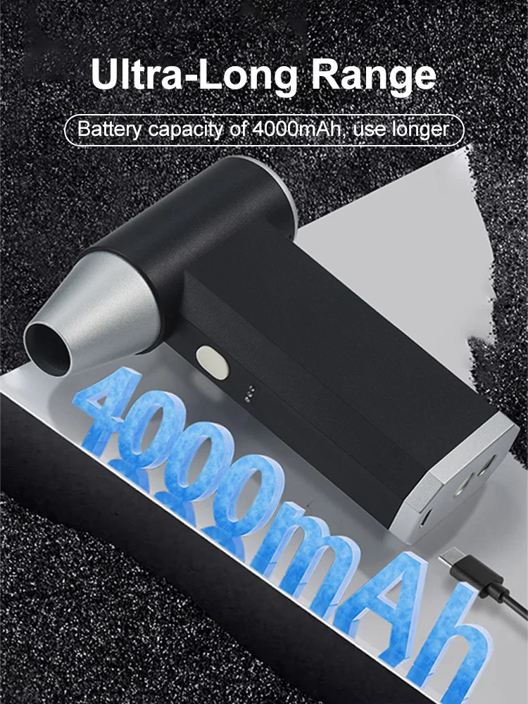 Mini Turbojet Fan 110,000RPM Power Blower High Speed 4 Speed Duct Fan ...