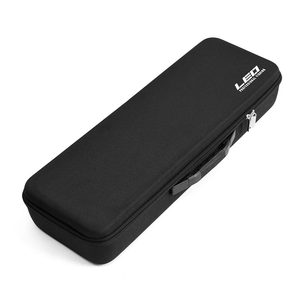 EVA Hard Shell Fishing Rod and Reel Storage Bag Portable Fishing Pole ...