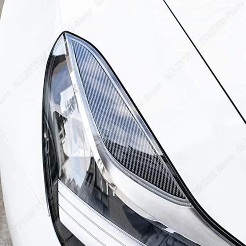 For Tesla Model Y 2019 2020 2021 2022 2023 ABS Evil Eyebrows Car ...