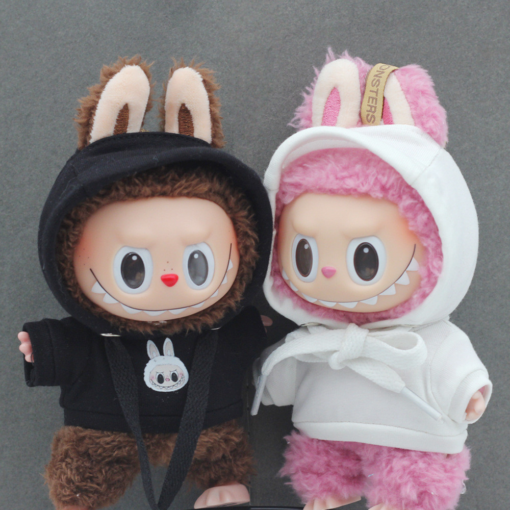 Labubu hooded sweater/17CM labubu clothes, suitable for labubu v1 v2 ...