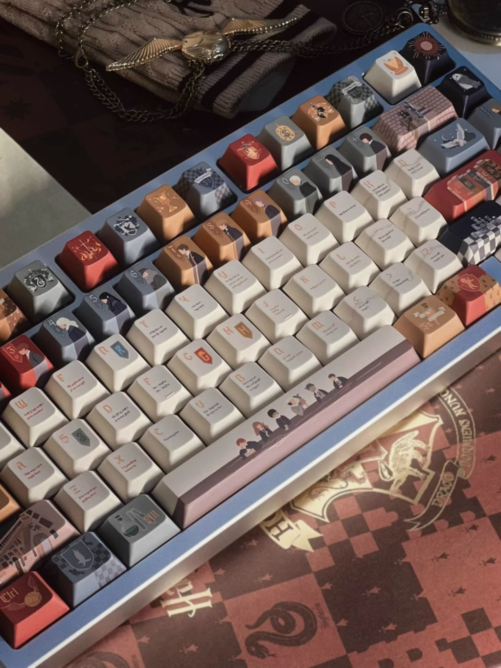 Hedwig's Letter Keycap Cherry/MOA Profile 125 Keys PBT Five-sided Dye ...