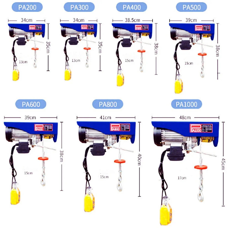 Portable Wire Control Household Crane Hoist 12m Farm Barn Grain Hanger ...