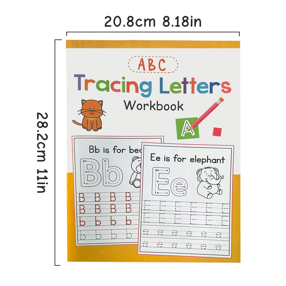 26 English Letters Tracing Workbook,28 Pages of A-Z Alphabet Practice ...