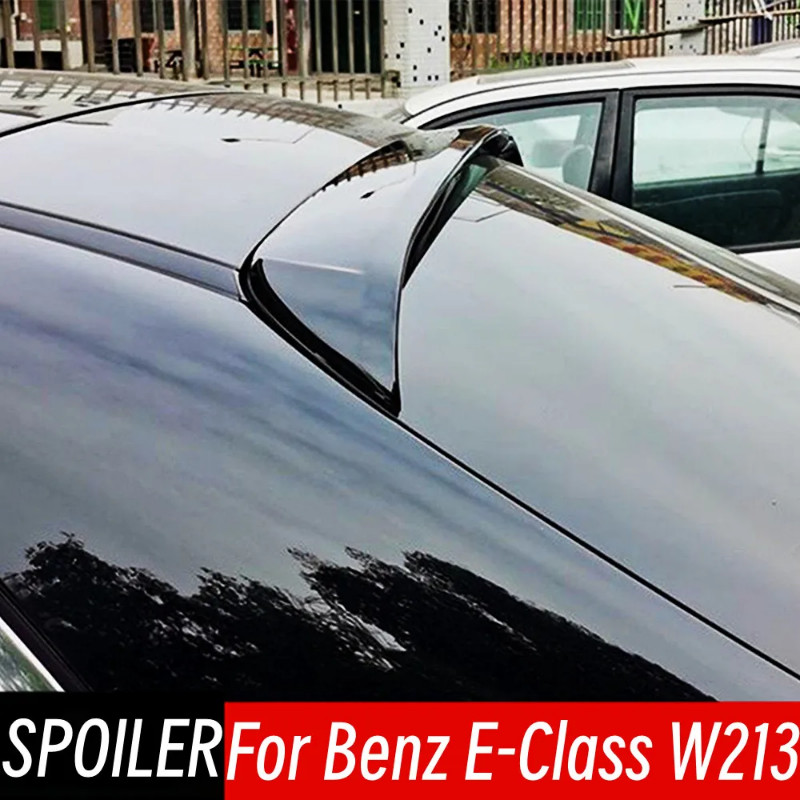 For Mercedes Benz E-Class W213 E200 E260 E300 4 Door Sedan 2016-2022 Rear Window Roof Spoiler ...
