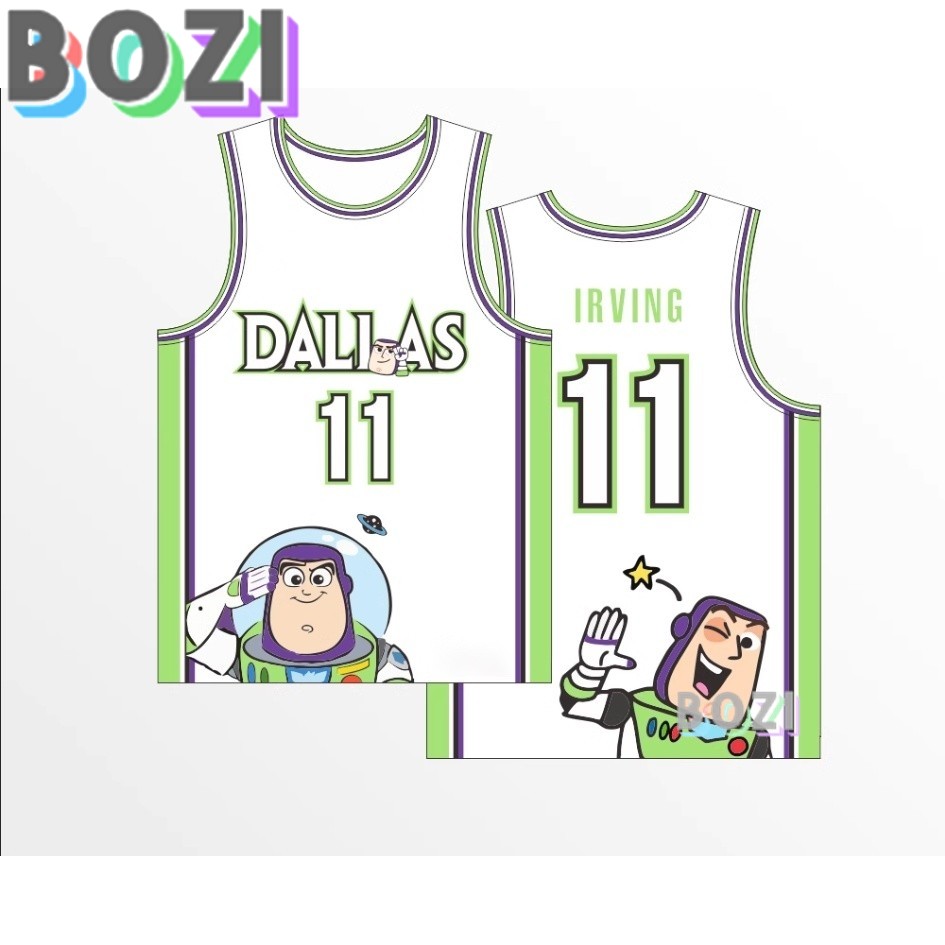 2025 Cartoon Buzz Lightyear Student Basketball Uniform Irving Jersey ...