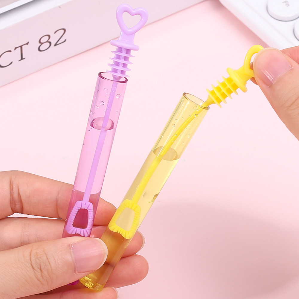 50Pcs Mini Bubble Tubes Blue Pink Soap Bottle Toys Wedding Party Decoration Kids Birthday Baby ...