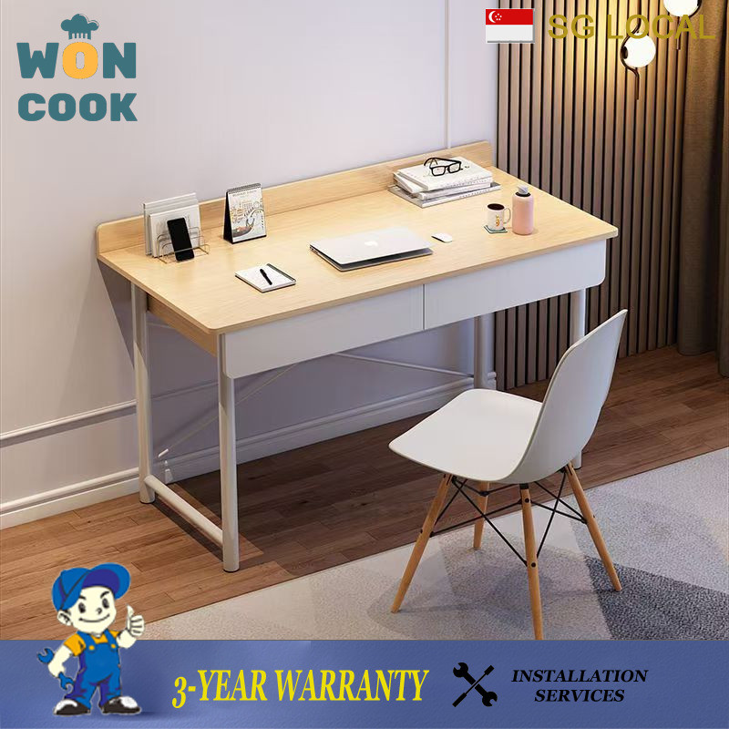 WON Writing Table Study Solid Wooden Leg Small Family Home Student ...