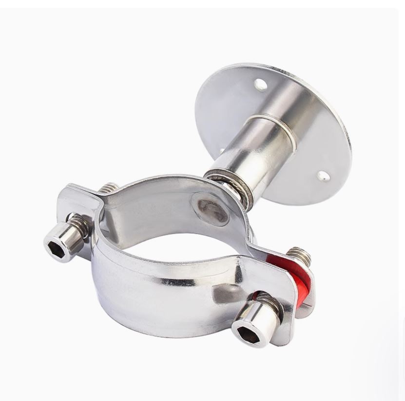 304 stainless steel pipe clamp fixed pipe bracket adjustable pipe clamp ...