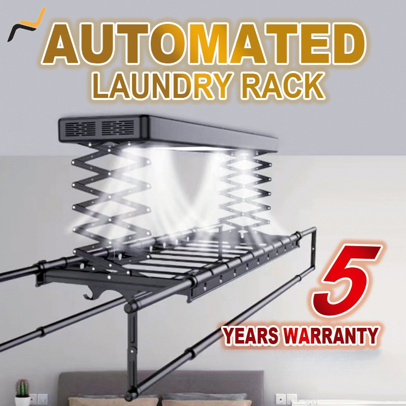 GT Automated Laundry Rack Smart Laundry System Control Ceiling Clothes ...
