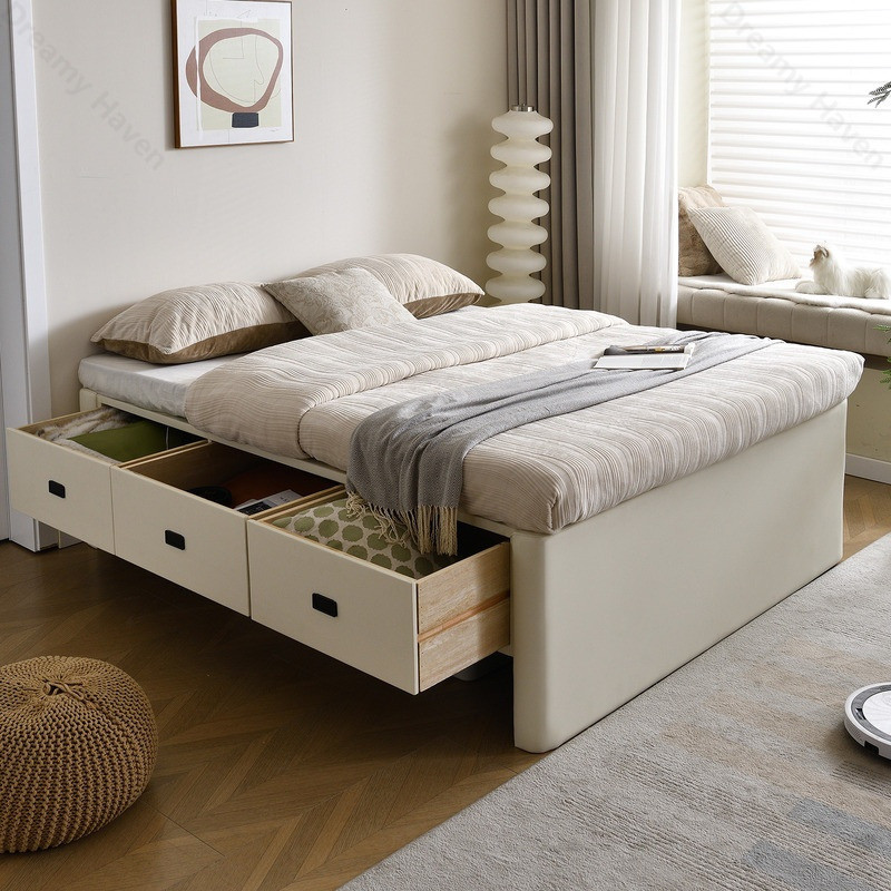 Tatami Bed Frame No Headboard Bed Skeleton Arrangement Platform Bed ...