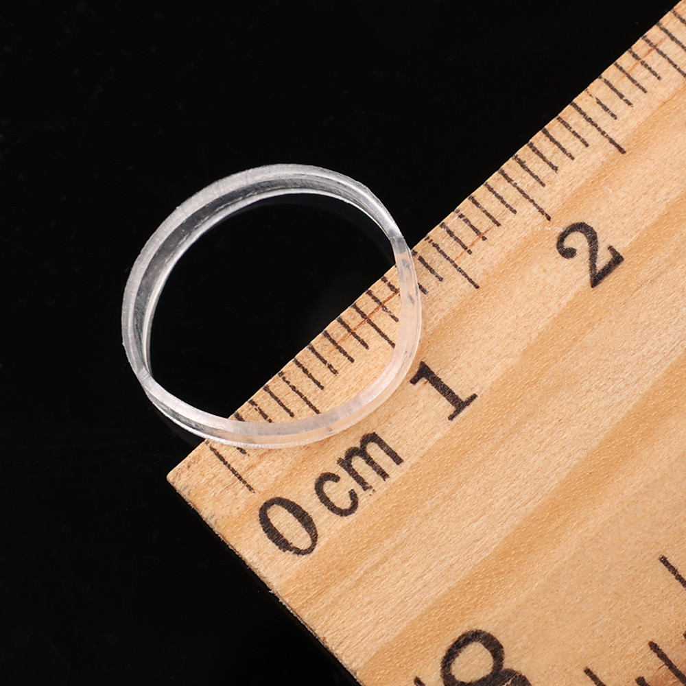 Transparent Elastic Rope Rubber Bands Invisible Girls Bind Tie Ponytail ...