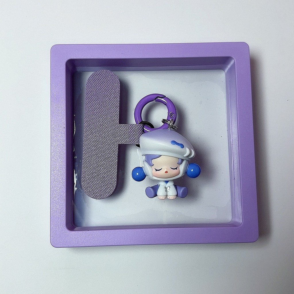 Popmart Mobile Phone Pendant CRY BABY Keychain POP BEAN Hug Series ...