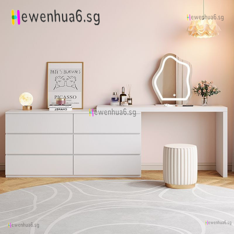 Dressing Table Chest Of Drawers Integrated Home Bedroom Modern Simple ...