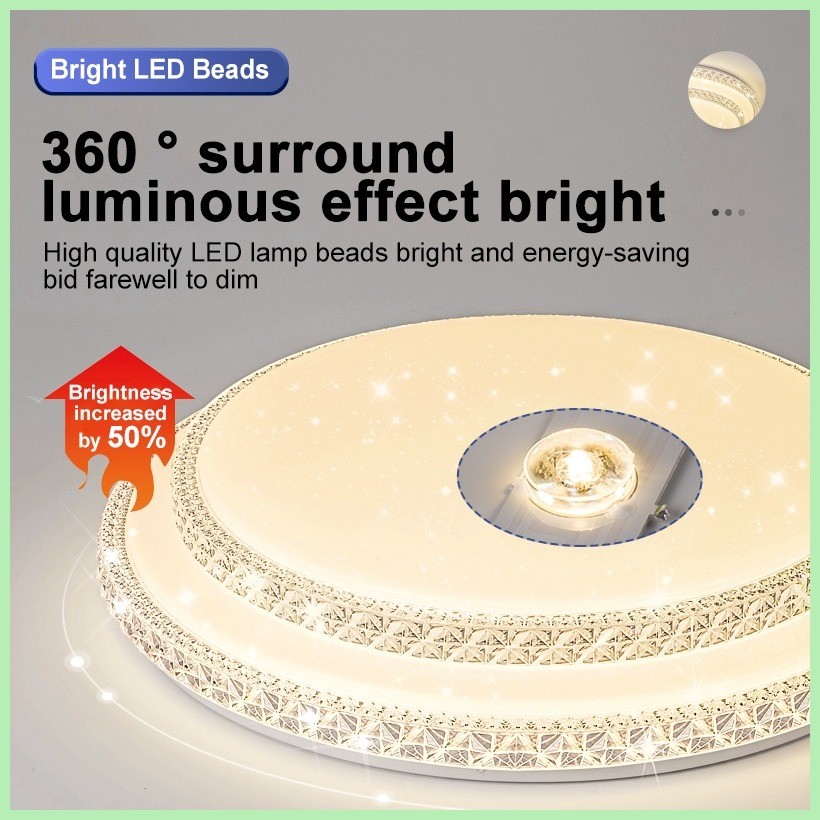 Ceiling Light 3 Color LED light chandelier ceiling light corridor light ...